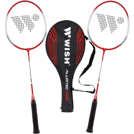 SET DE RAQUETAS PARA BADMINTON WISH ALUMTEC 308
